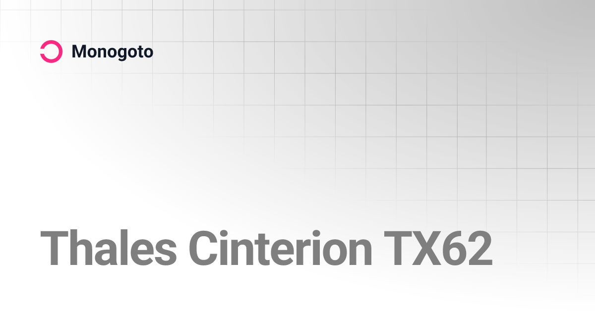 Thales Cinterion TX62 | Monogoto